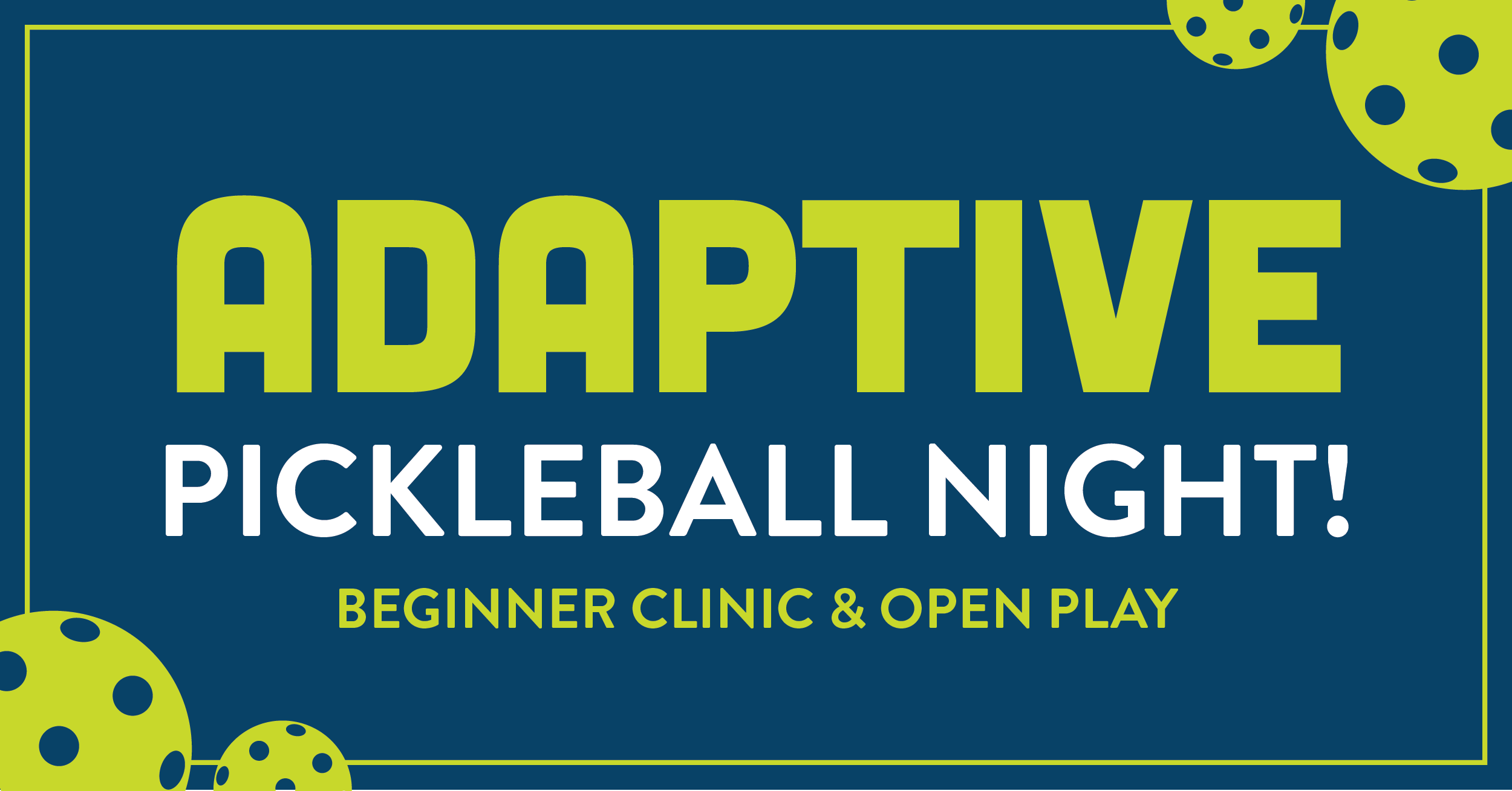 Adaptive Pickleball Night at CNP North Kansas City - Chicken N Pickle